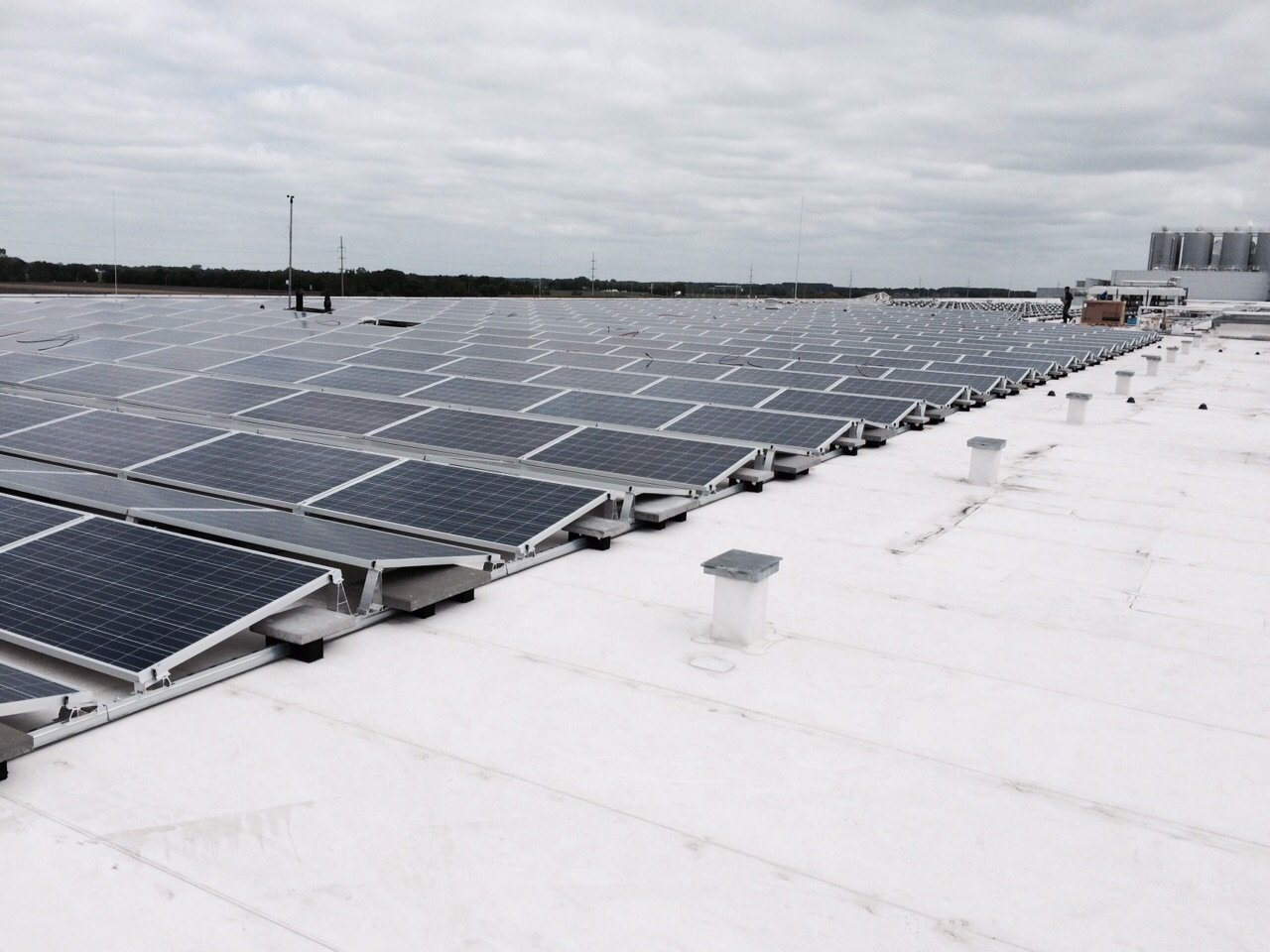 Solar Panels on Flat Roofs - Spirit Energy