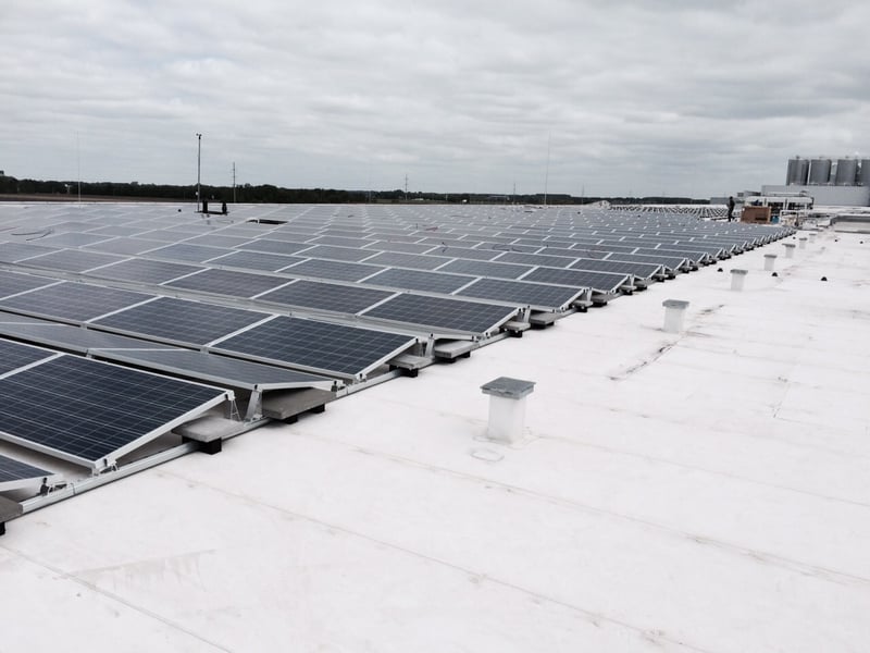 Solar Panels on Flat Roofs - Spirit Energy